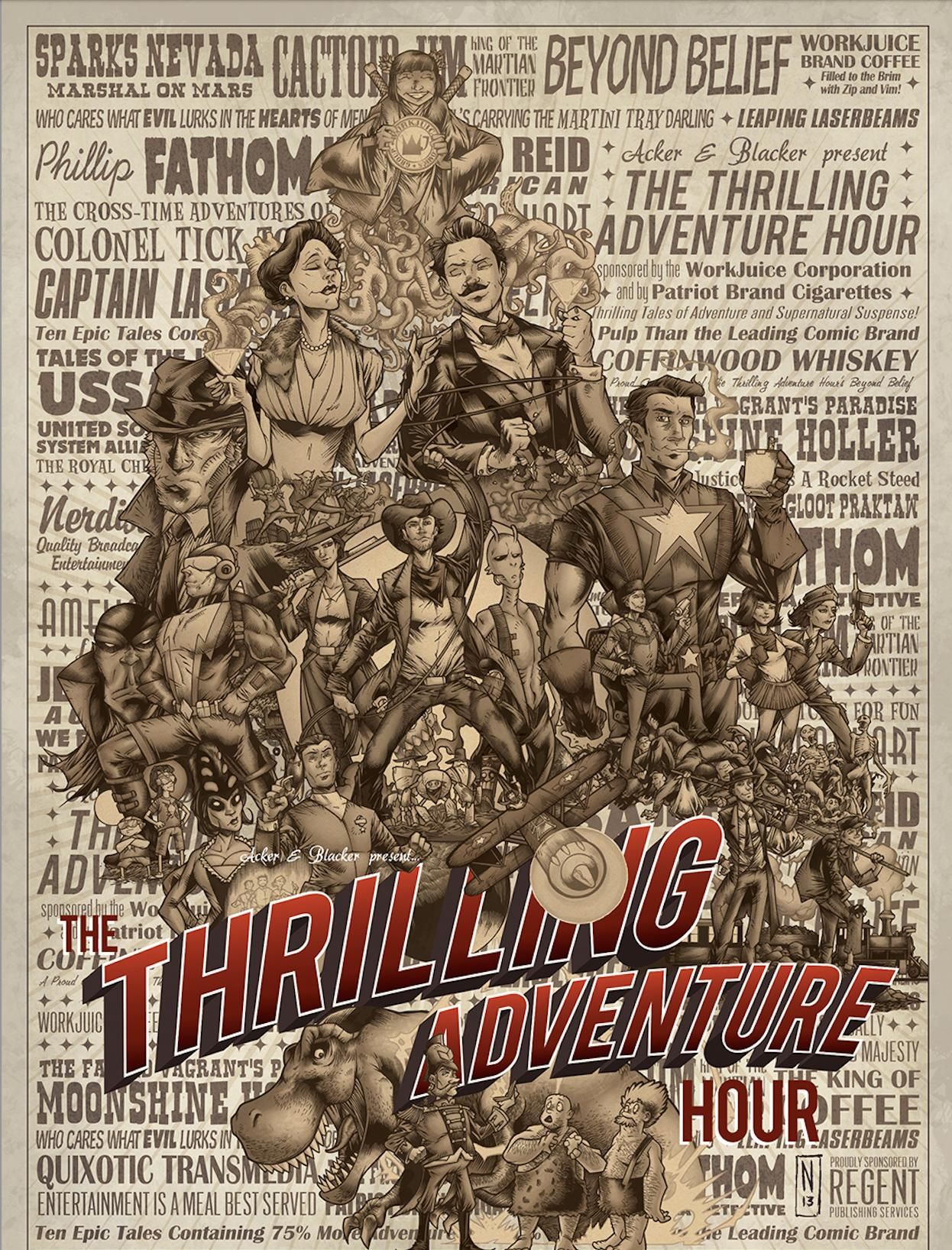 The Thrilling Adventure Hour: Livestream (сериал, 2020, 1 сезон) — Фильм.ру